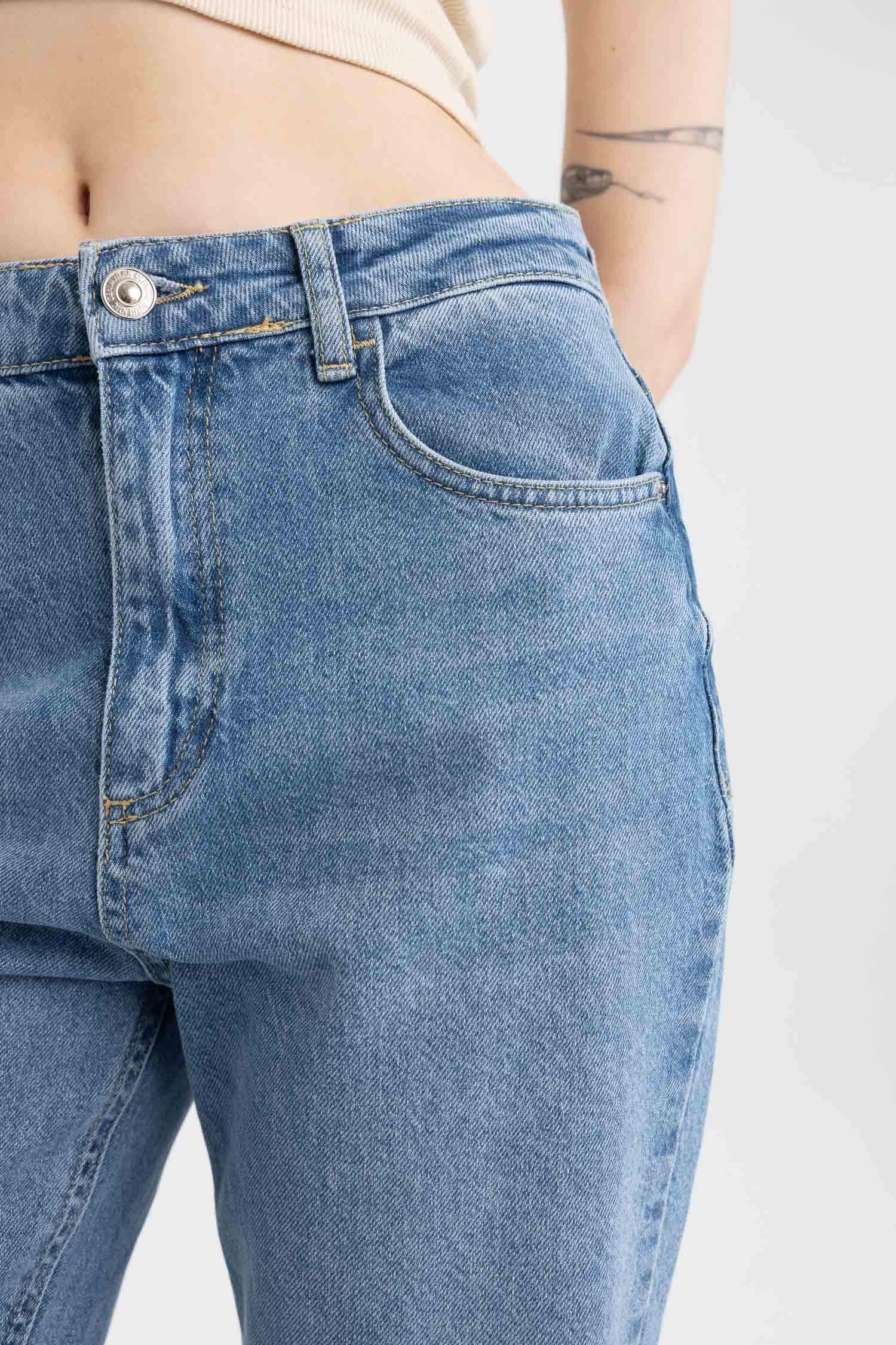 Mavi Kadın 90's Wide Leg Jean Uzun Pantolon 2772162 | DeFacto