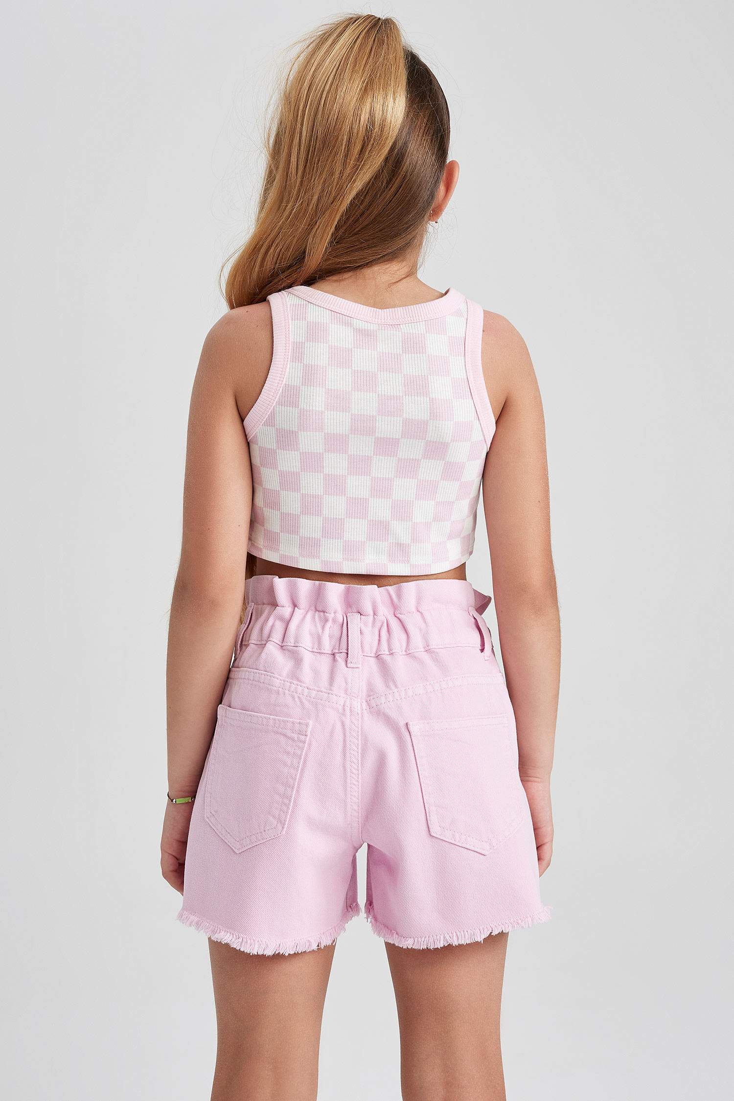 Pink Girls & Teens Girl Slim Fit Crop Top 2804475 | DeFacto