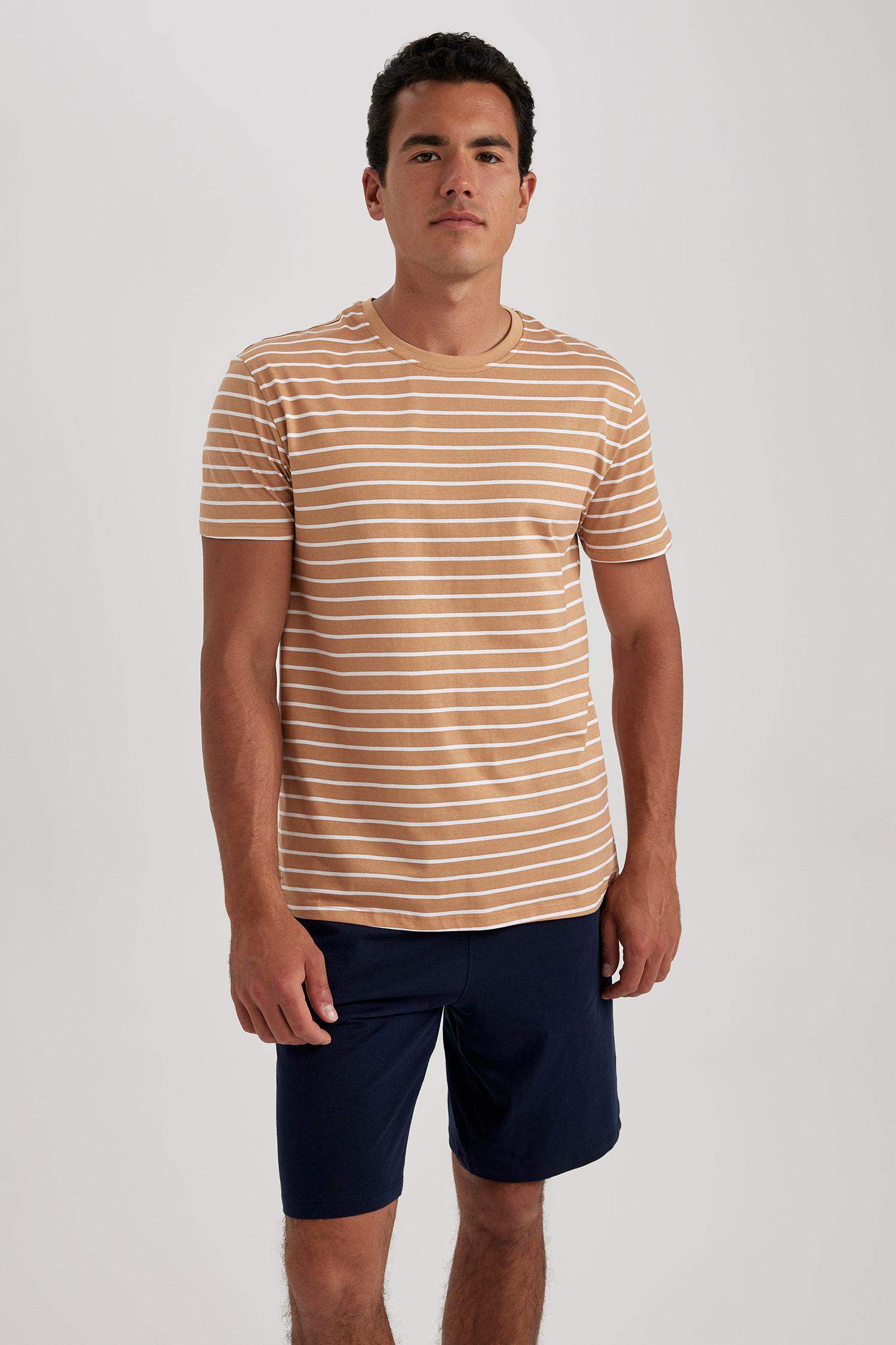 Beige MAN 2 piece Regular Fit Knitted Sets 2820097 | DeFacto