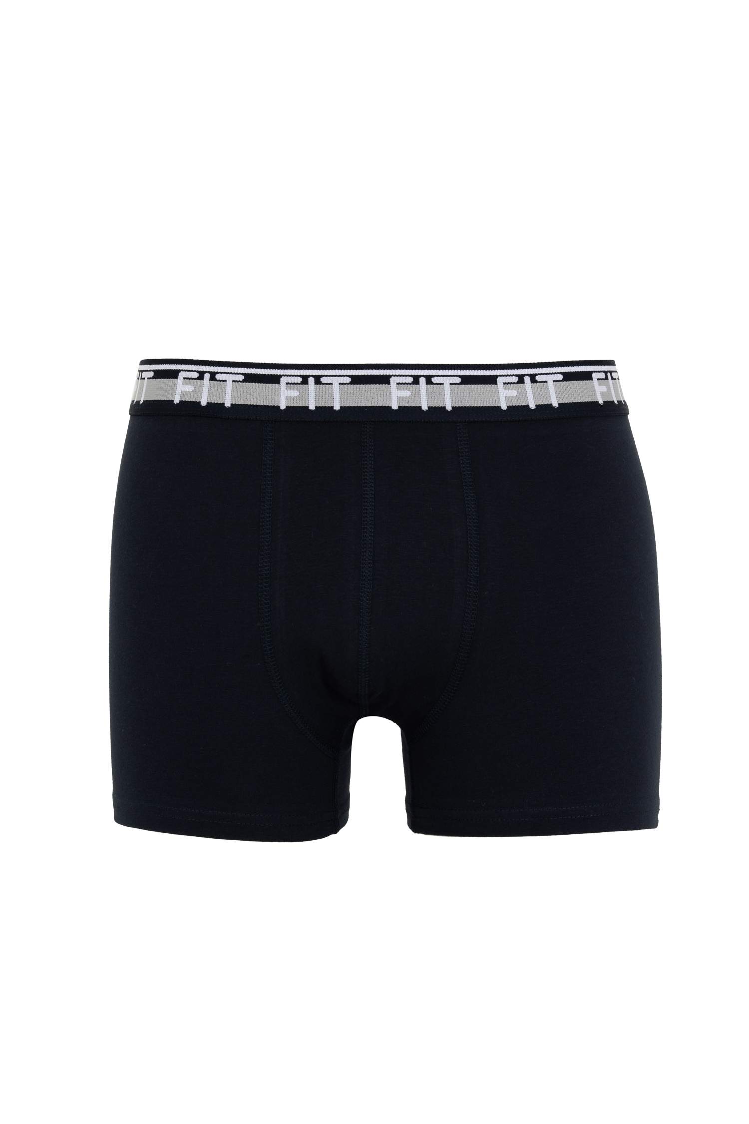 Navy Man 3 piece Regular Fit Knitted Boxer 2792338 | DeFacto