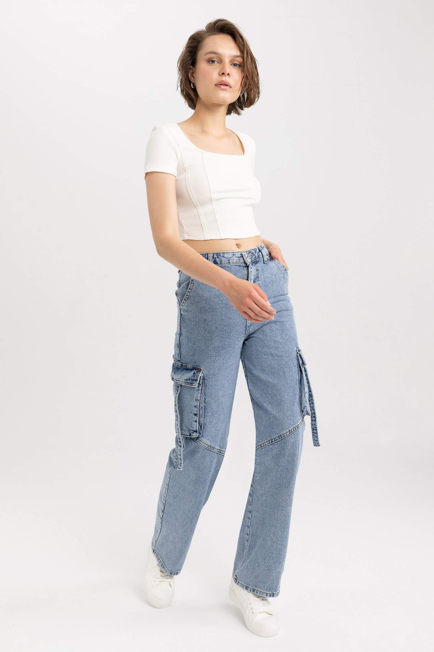 Mavi Kadın Uzun %100 Pamuk Jean Pantolon 2832302 | DeFacto