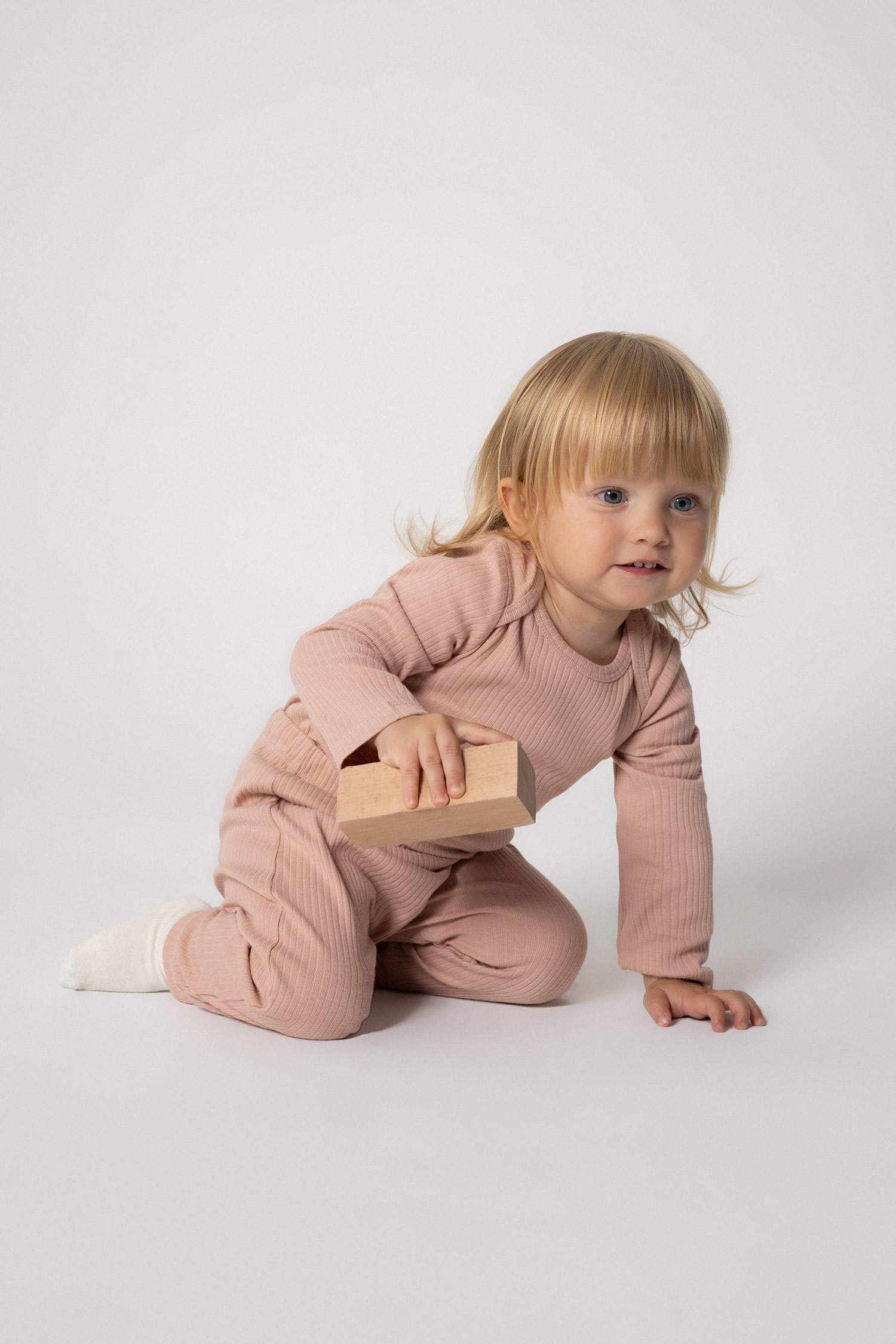 Pink BABY GIRL 2 piece Regular Fit Envelope Neck Set 2843313 | DeFacto