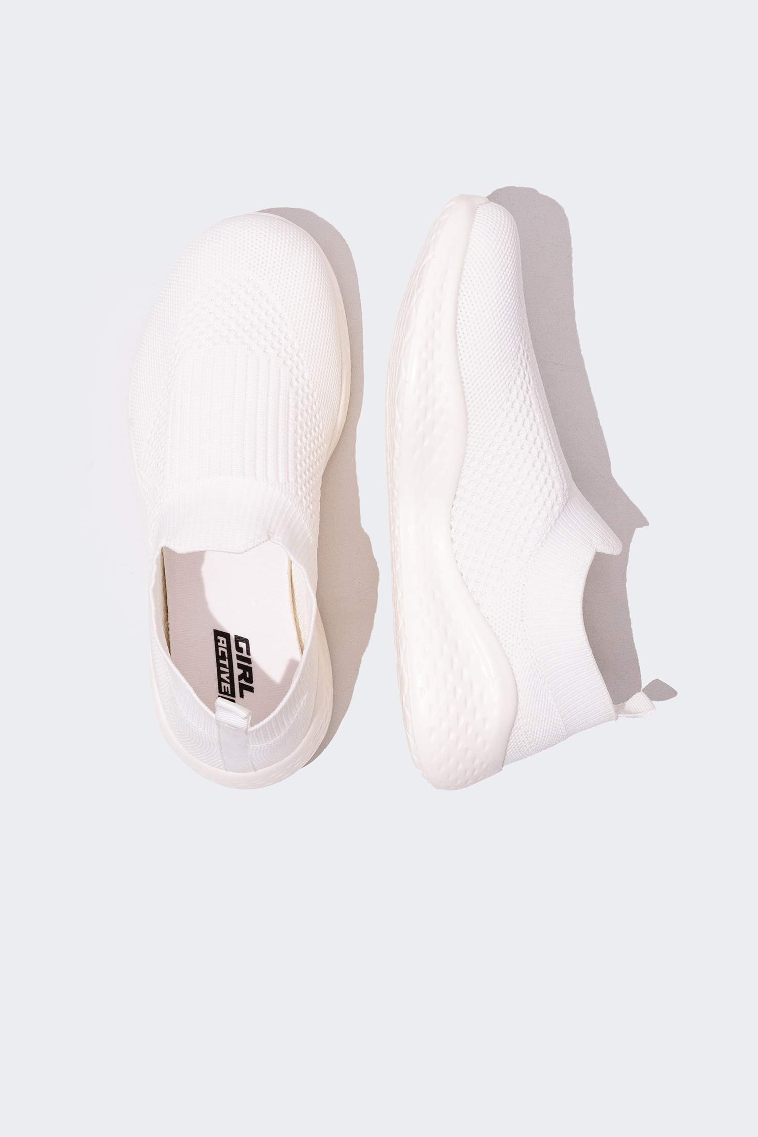White GIRLS & TEENS Girl Flat Sole Sneaker 2941814 | DeFacto