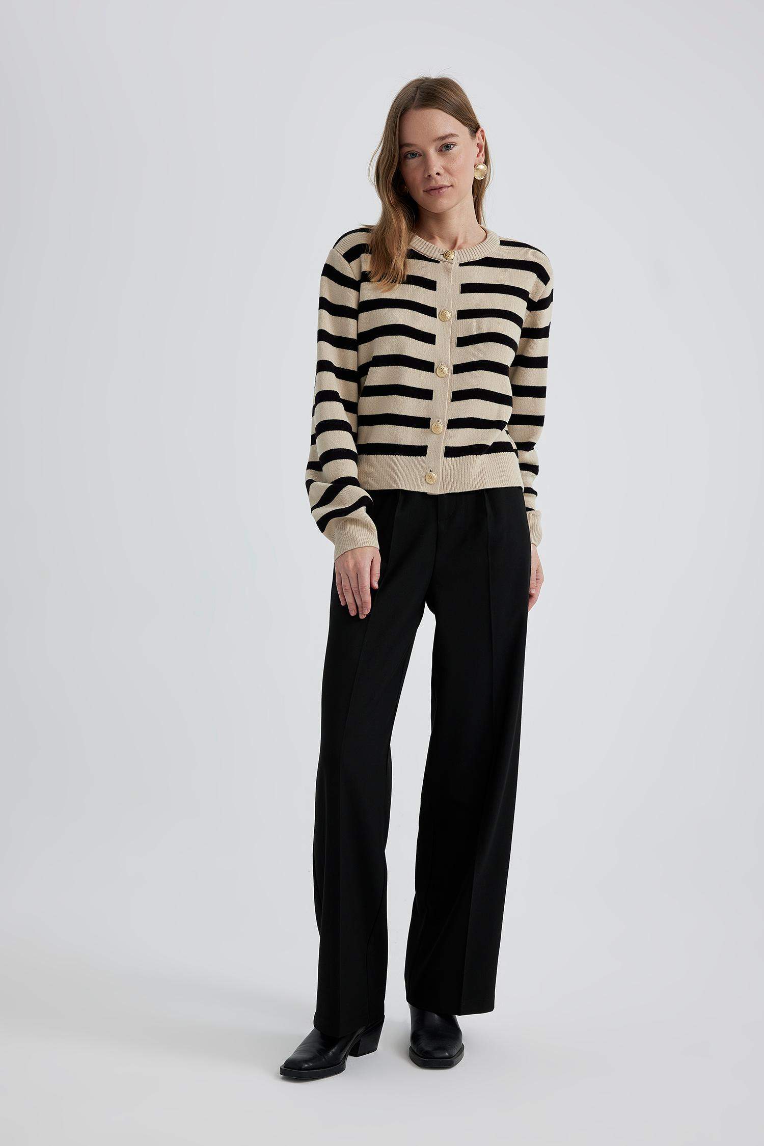 Siyah Kadın Wide Leg Cepli Yüksek Bel Geniş Paça Pensli Uzun Boy ...