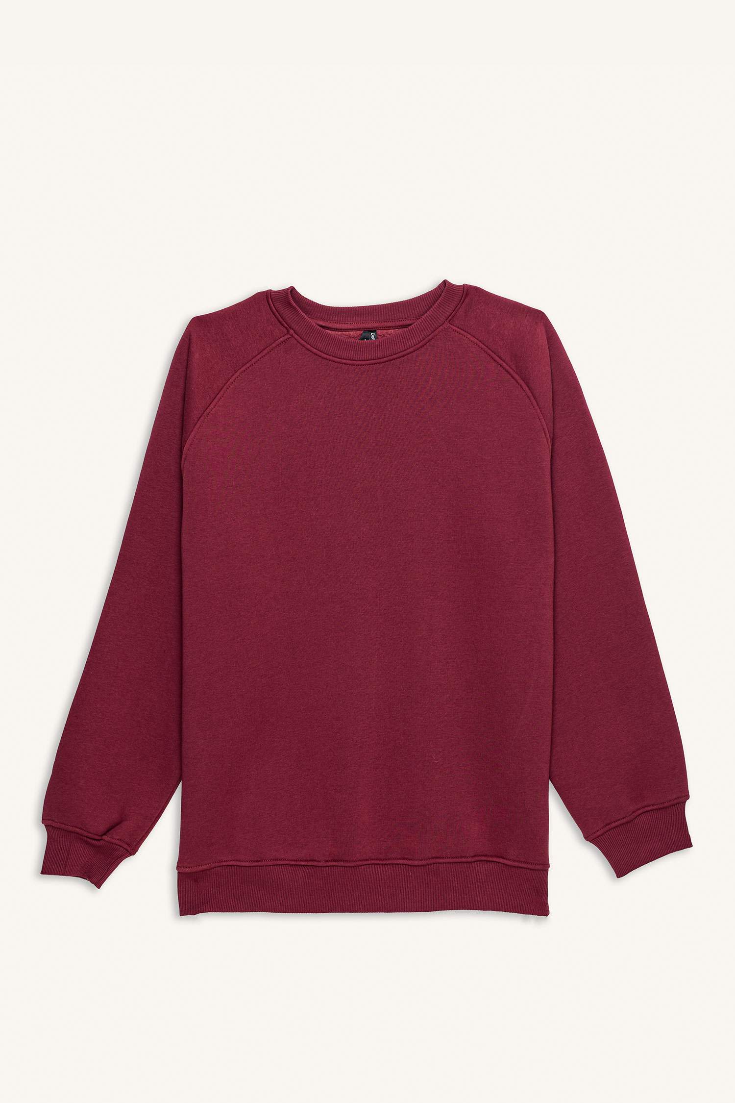 Bordeaux WOMAN Oversize Fit Basic Sweatshirt 3404278 | DeFacto