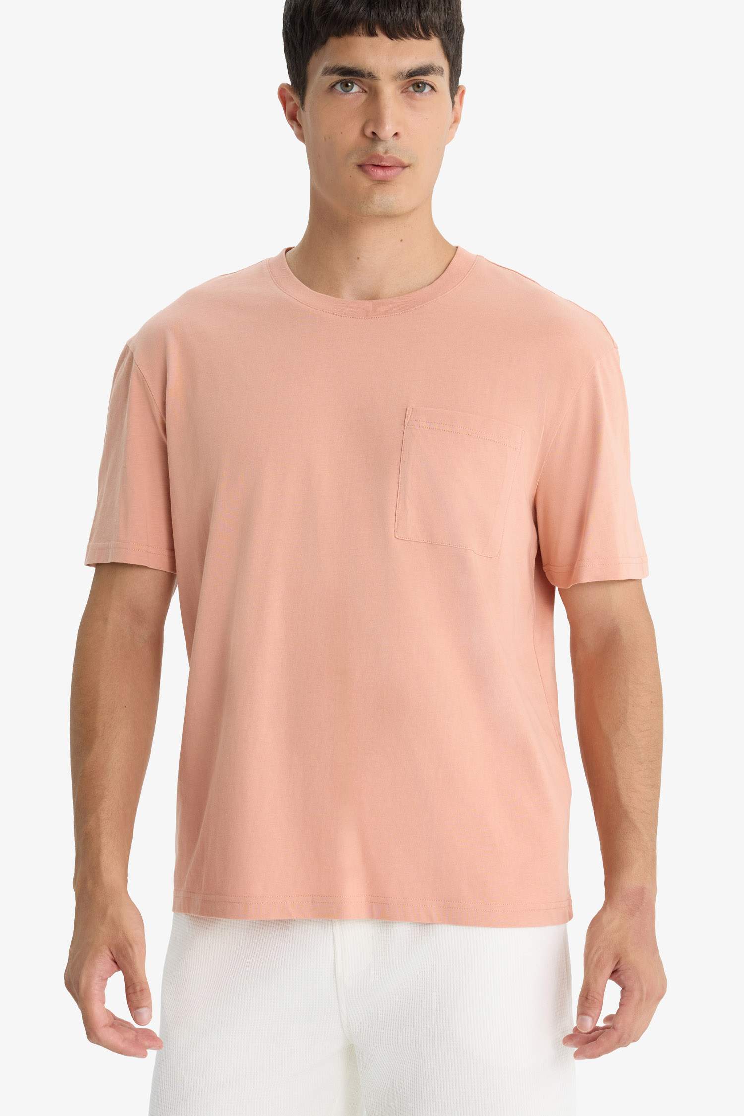 Bordeaux Man Short Sleeve T-Shirt 3341836 | DeFacto