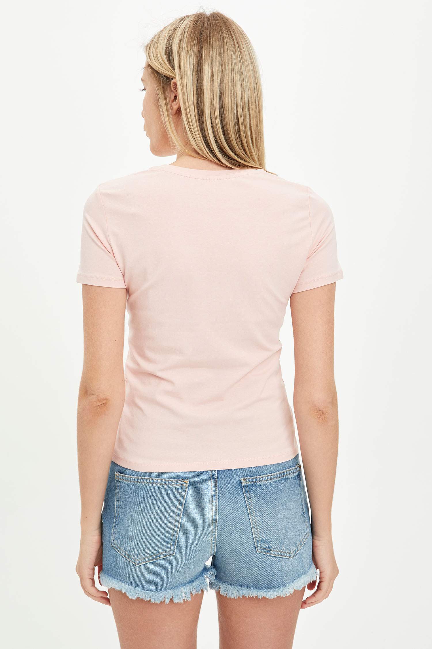 Defacto - Basic Regular Fit Kısa Kollu T-Shirt