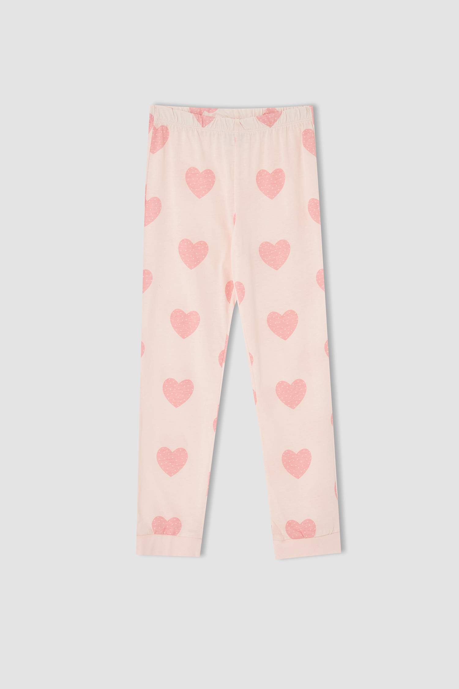 Pembe Kız Çocuk - Genç Kız Kız Çocuk Desenli 2'li Pijama Altı 1930160 ...