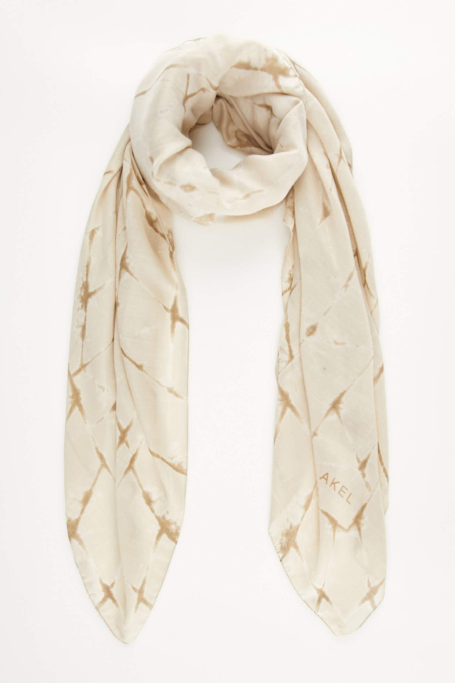 Bej Kadın Batik Desenli Akel Şal 1927068 | DeFacto