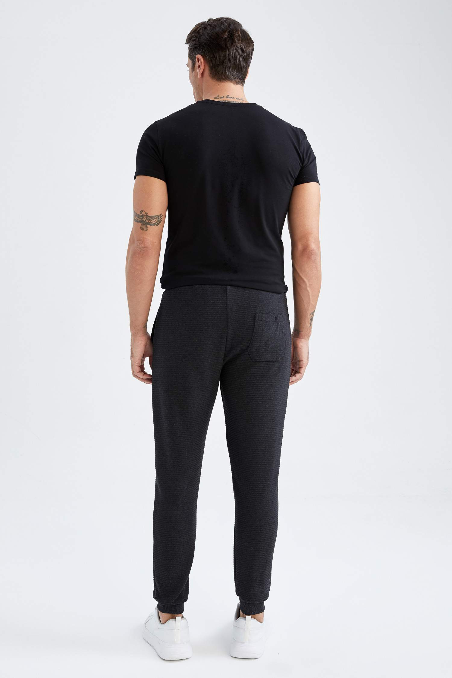 Anthracite Man Slim Fit Trousers 2662693 | DeFacto
