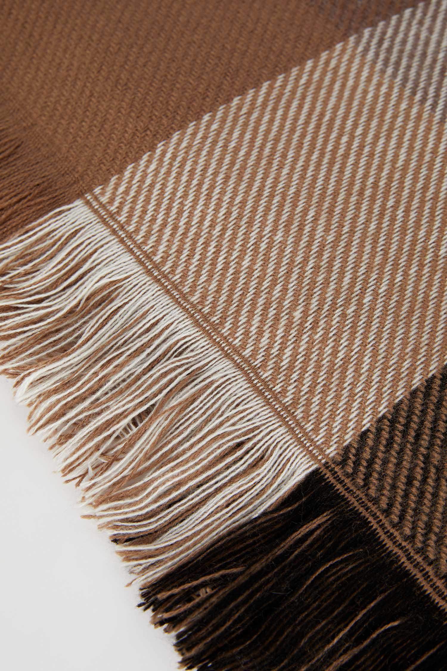 Kahverengi Erkek Erkek Kare Desenli Atkı 2556766 | DeFacto