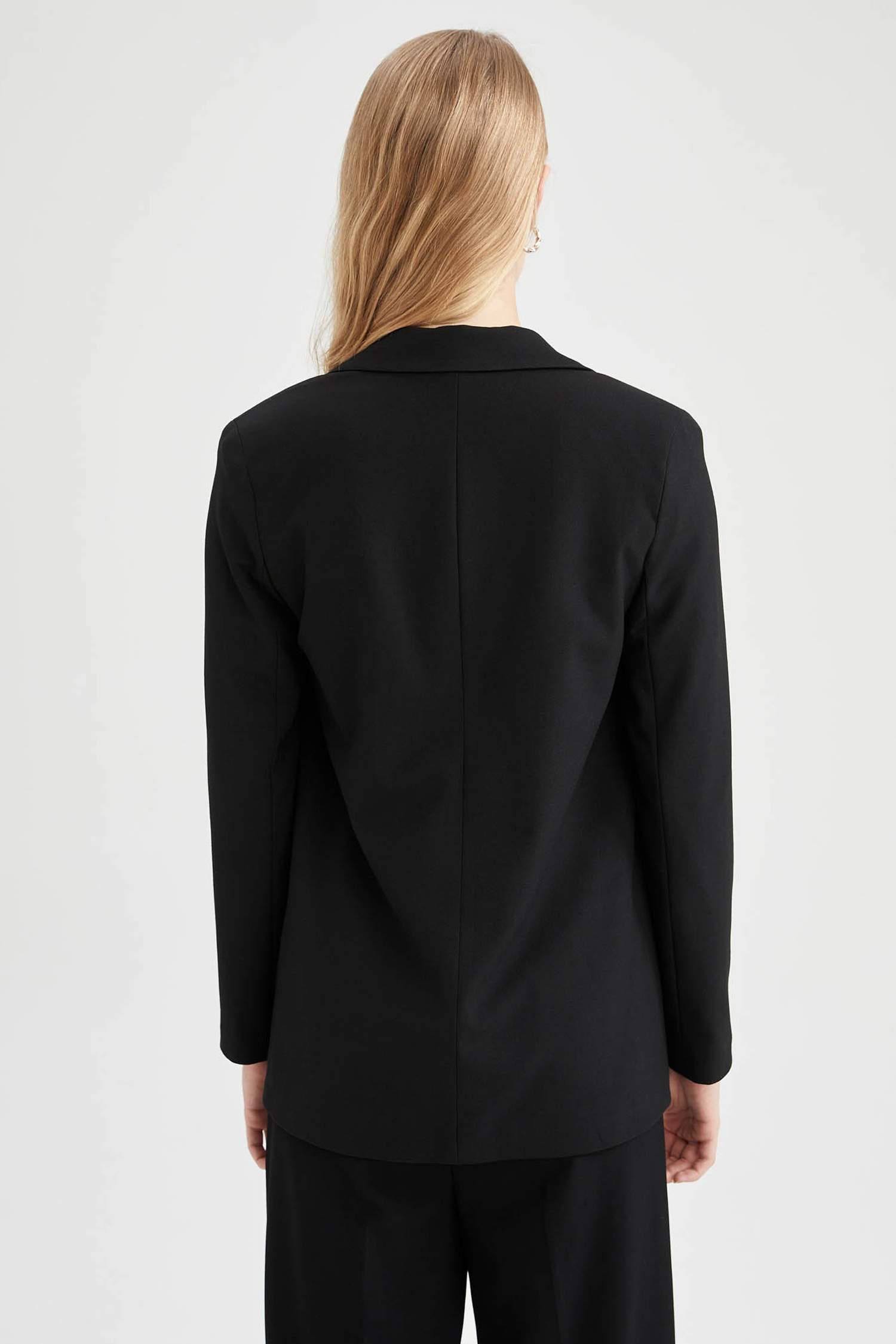 Siyah Kadın Relax Fit Blazer 2418315 | DeFacto