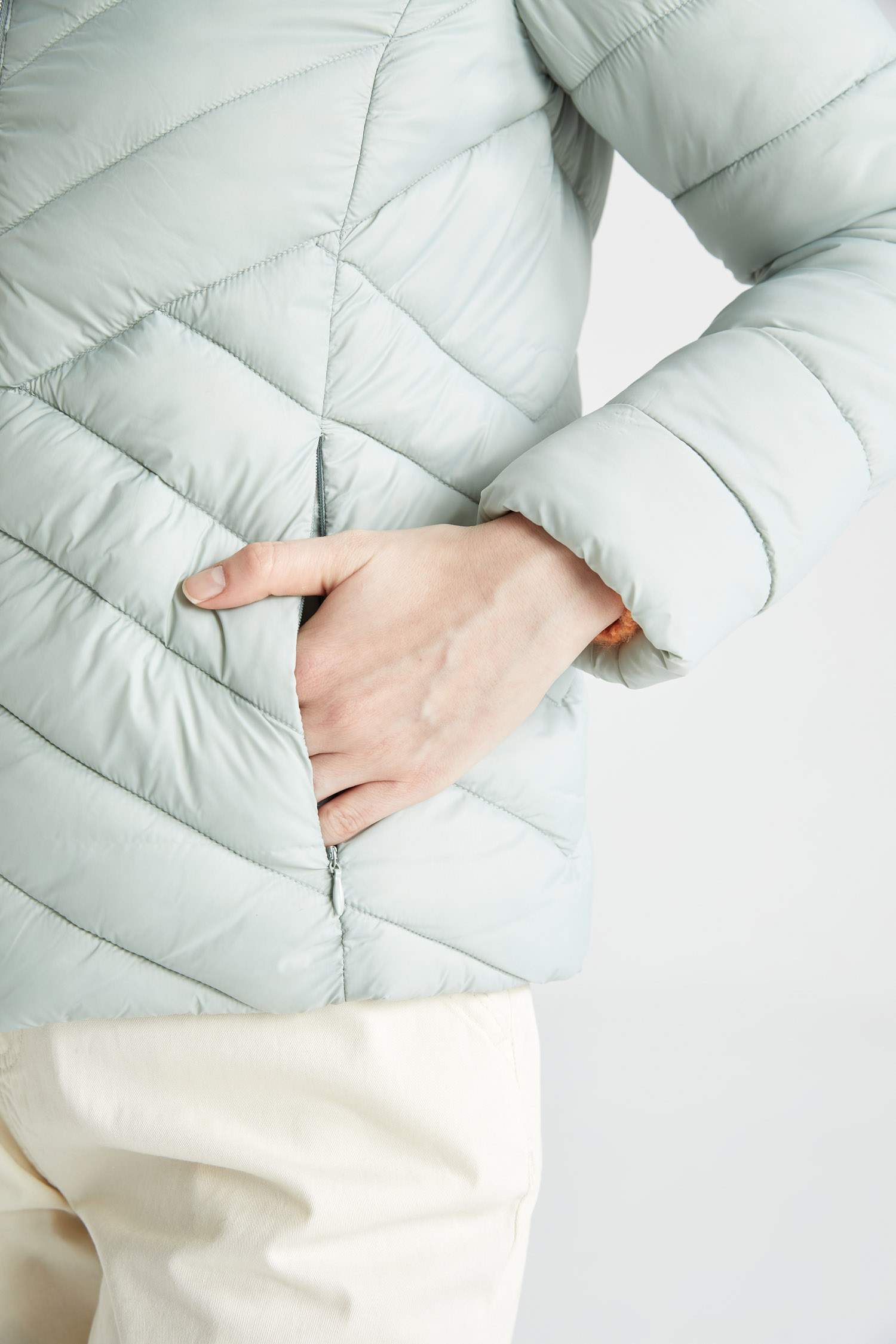 Turquoise Woman Regular Fit Puffer Jacket 2473726 | DeFacto