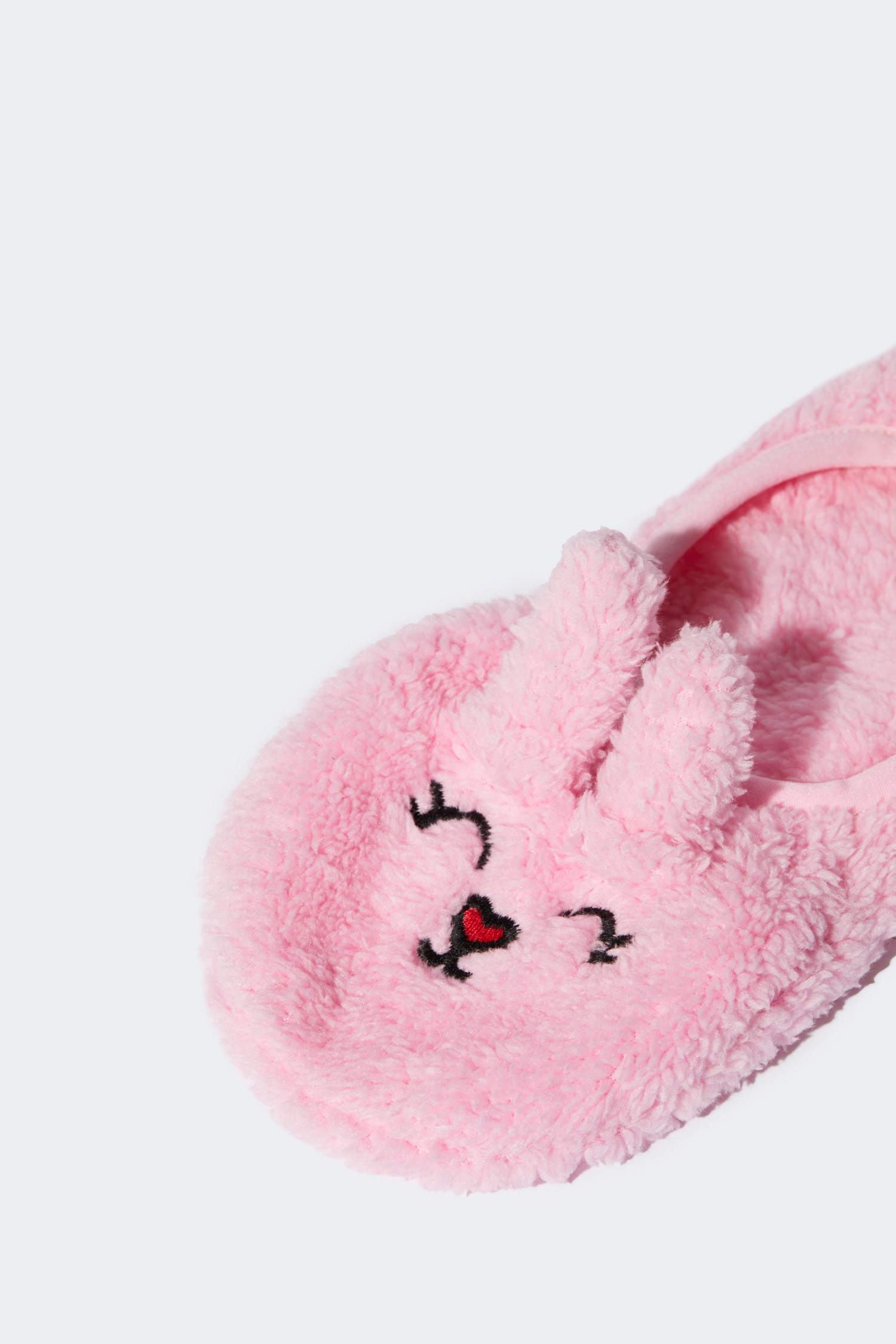 Pink Girls & Teens Girl Patterned Plush House Slippers 2384600 | DeFacto