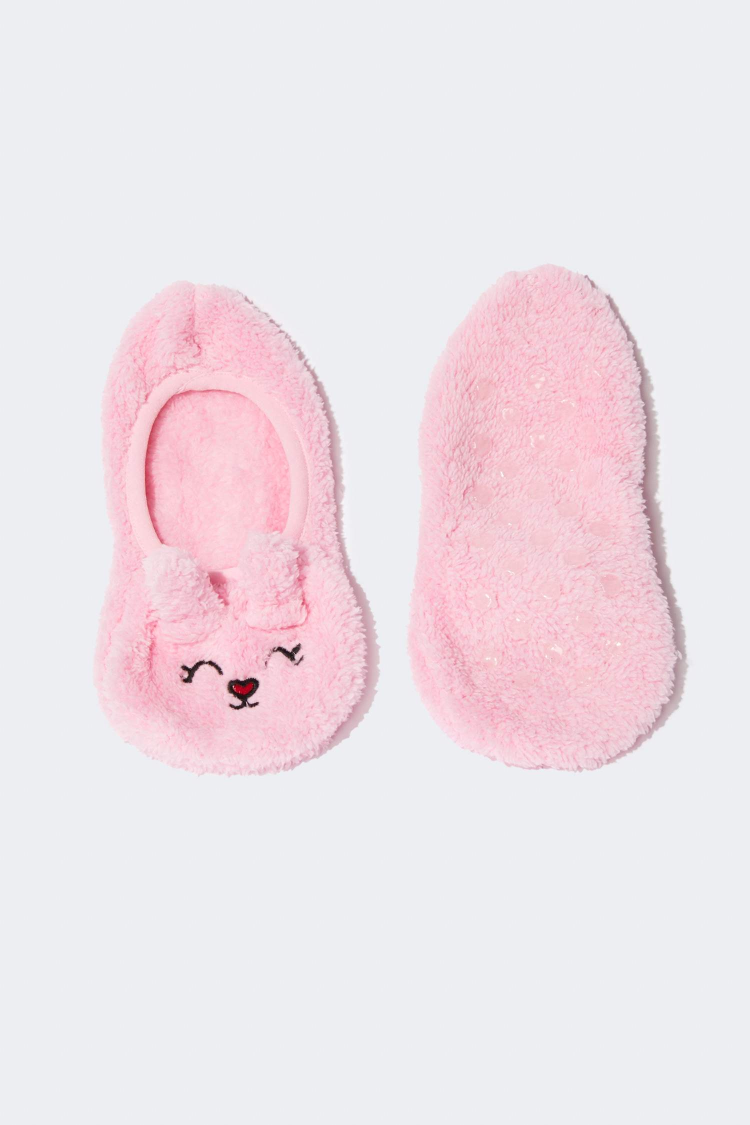 Pink Girls & Teens Girl Patterned Plush House Slippers 2384600 | DeFacto