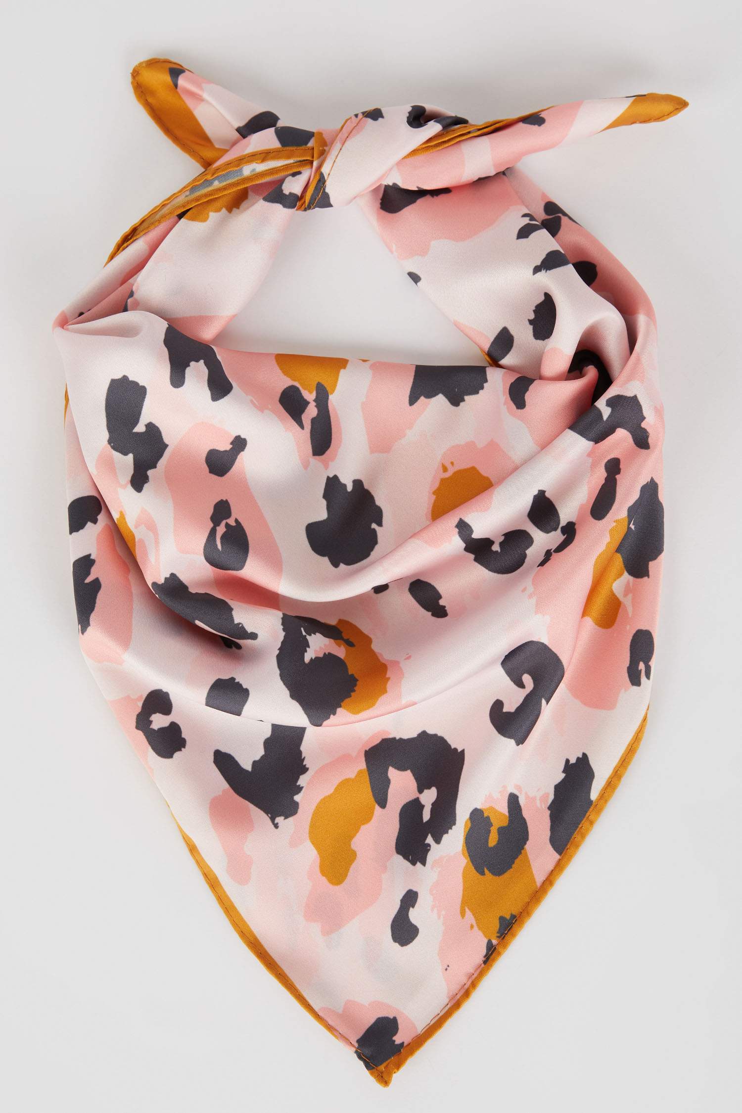 Pembe Kadın Kadın Desenli Fular 2417974 | DeFacto