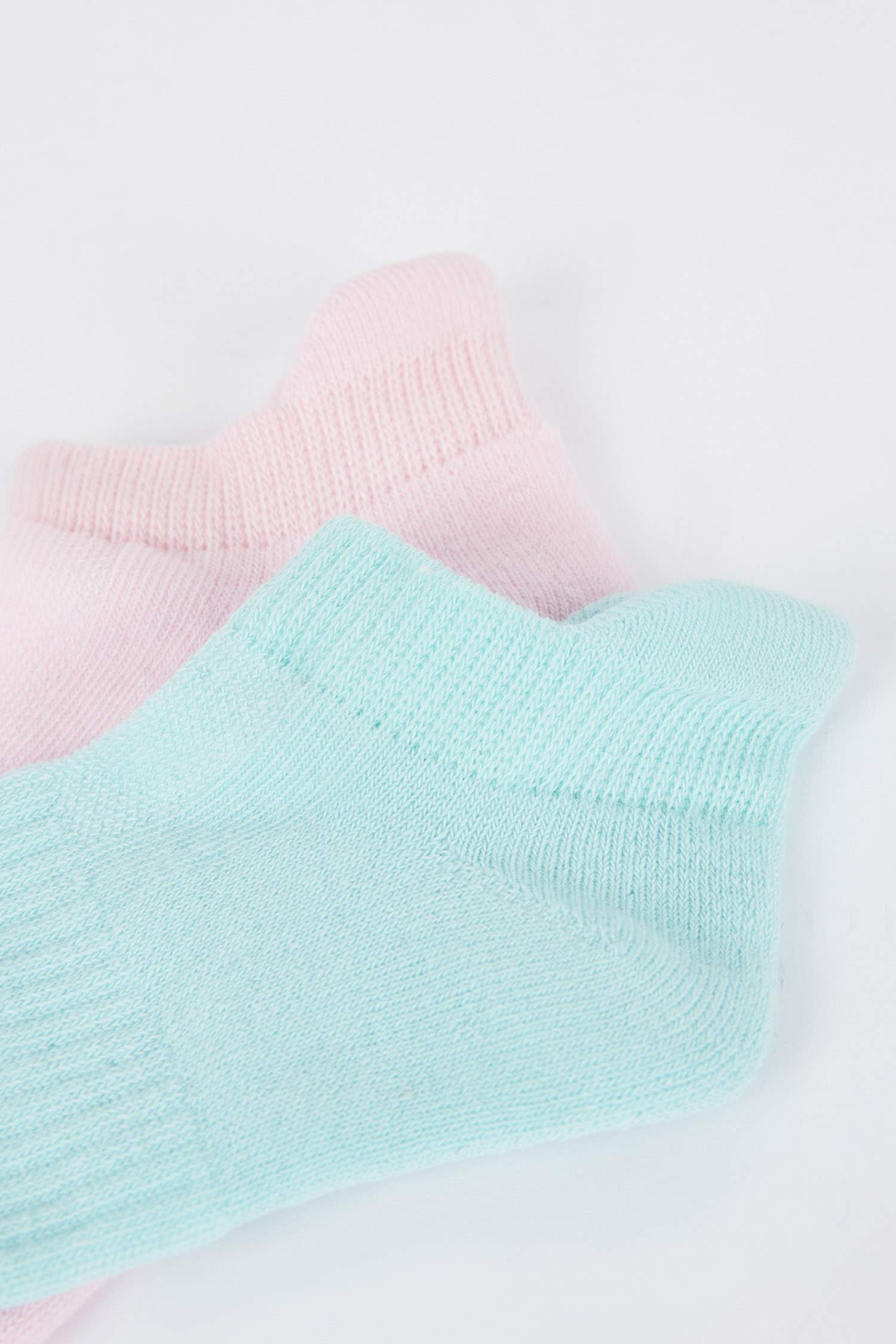 مختلط بنات Girls' Cotton 2-Pack Sports Socks 2502345 | DeFacto
