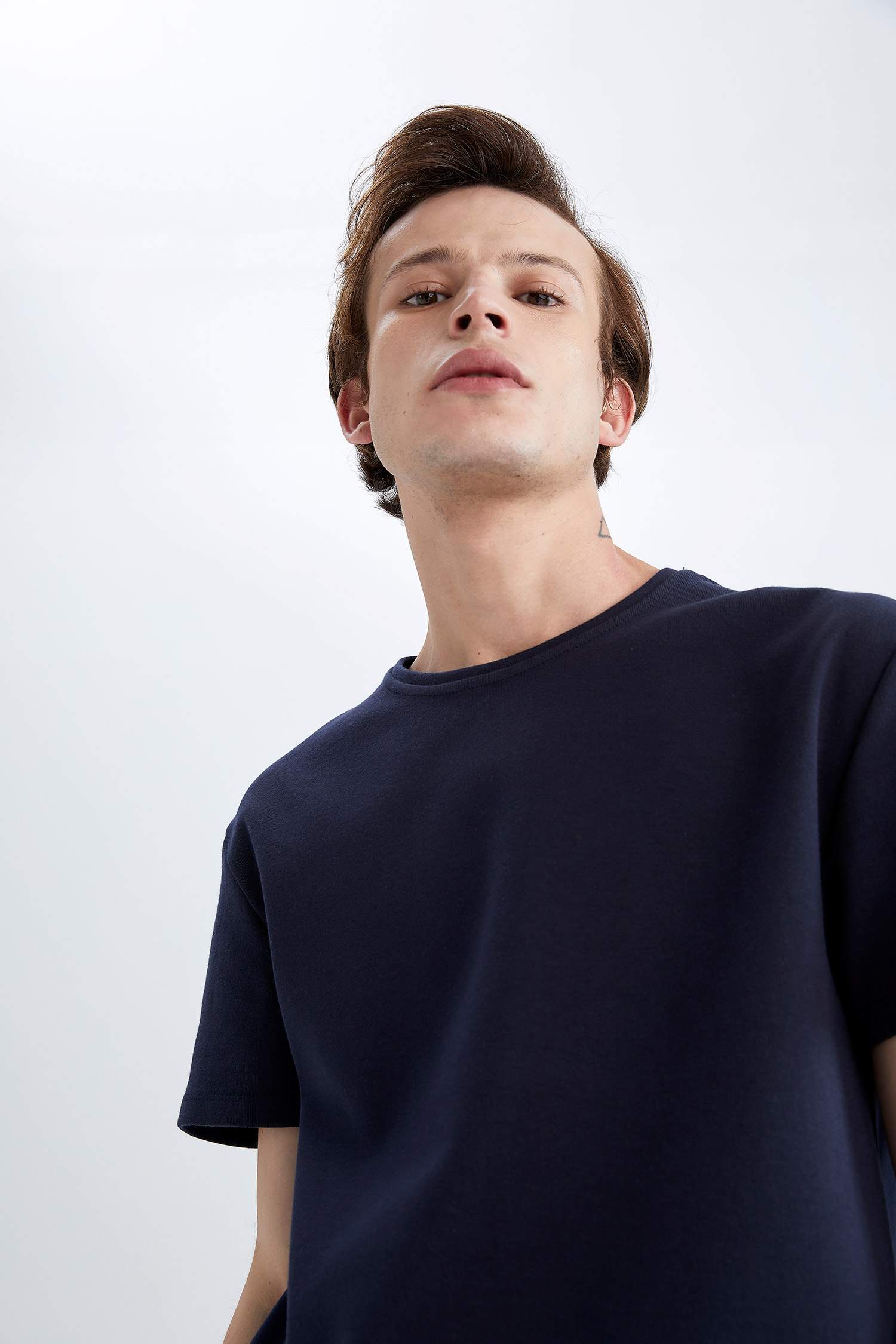 Indigo Man Regular Fit Crew Neck Basic Short Sleeve T-Shirt 2527832 ...