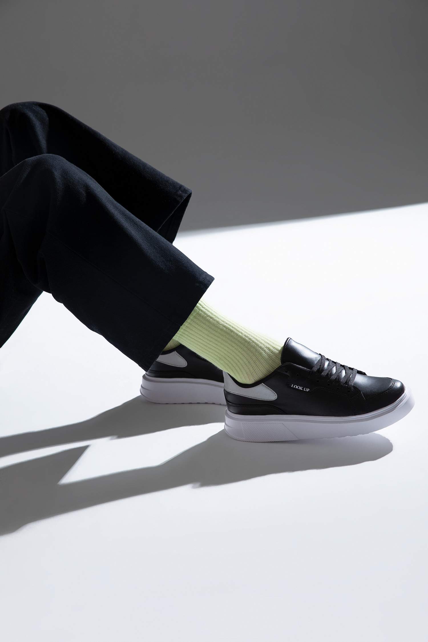 Noir FEMME PU Lacé Baskets 2554289 | DeFacto