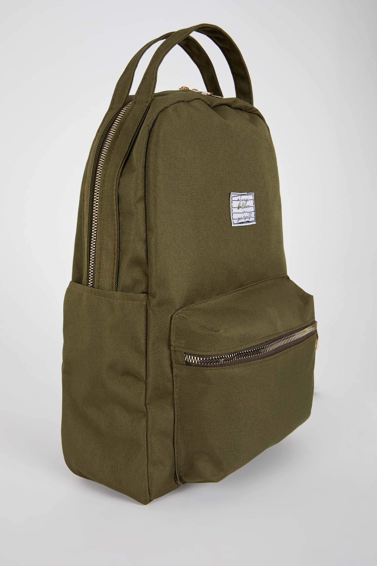 Khaki WOMAN Backpack 2689076 | DeFacto
