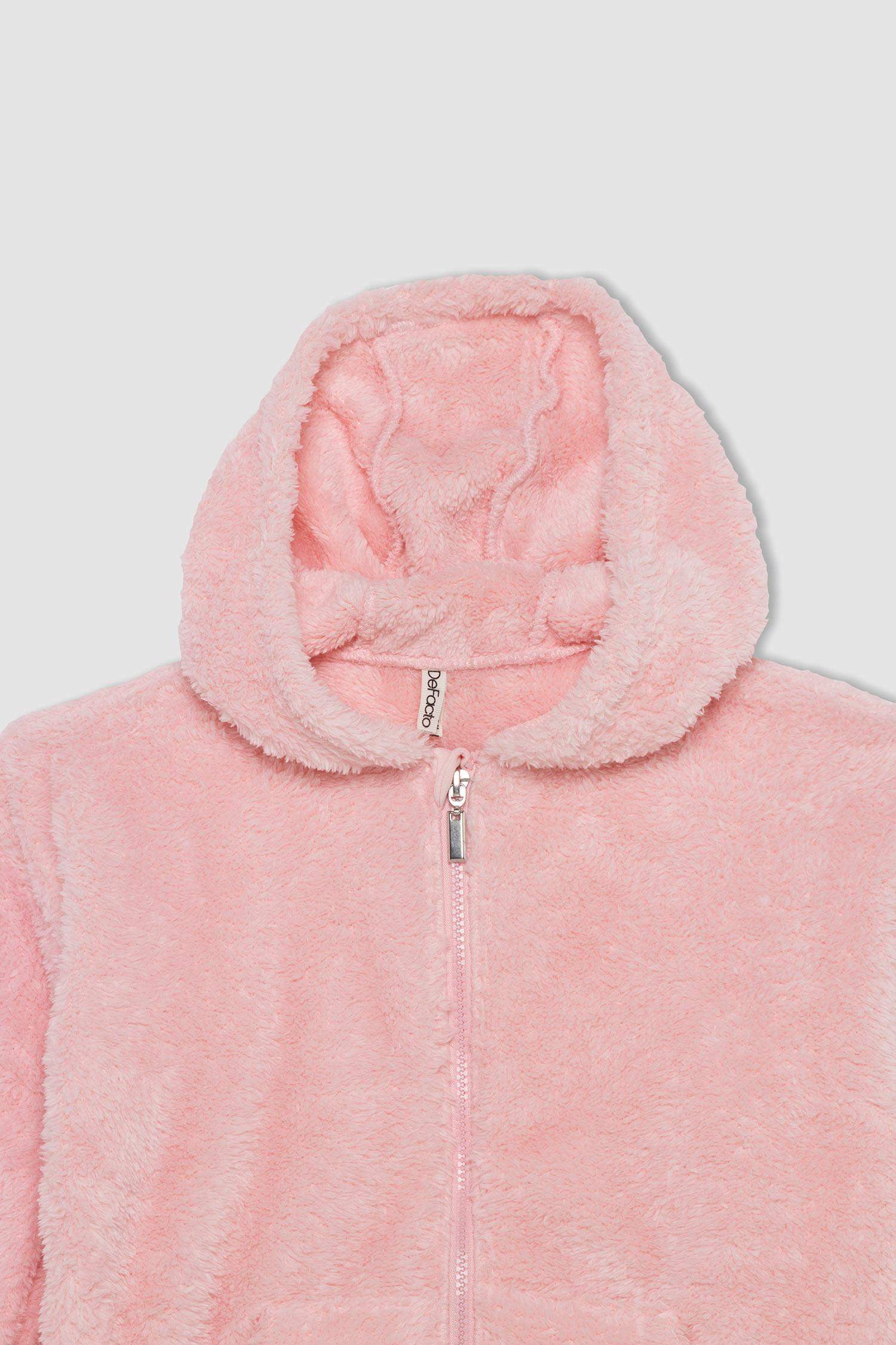 Pink M dchen Regular Fit Pl sch Jacke 2662724 DeFacto