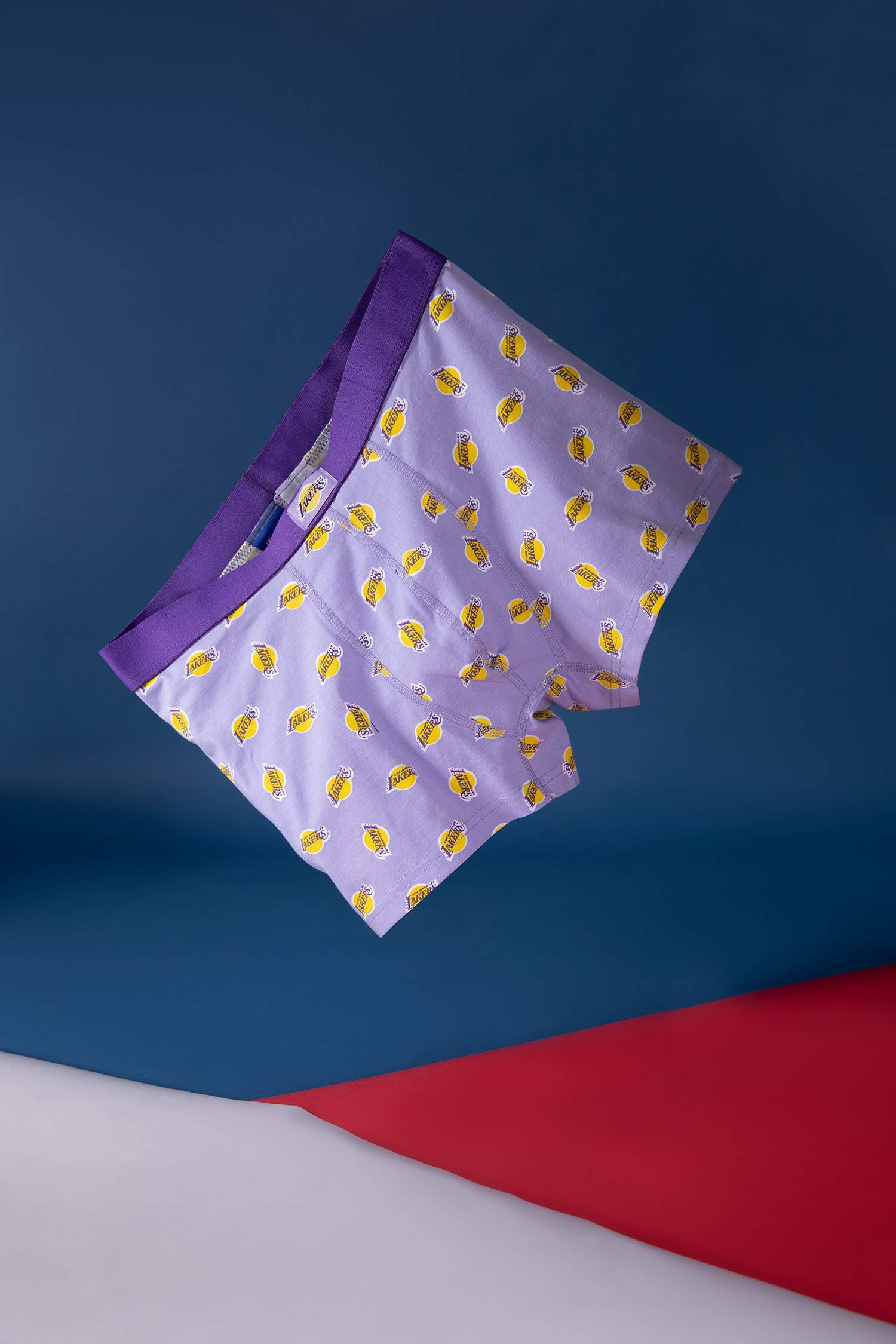 Mor Erkek NBA Los Angeles Lakers Regular Fit Boxer 2723375 | DeFacto