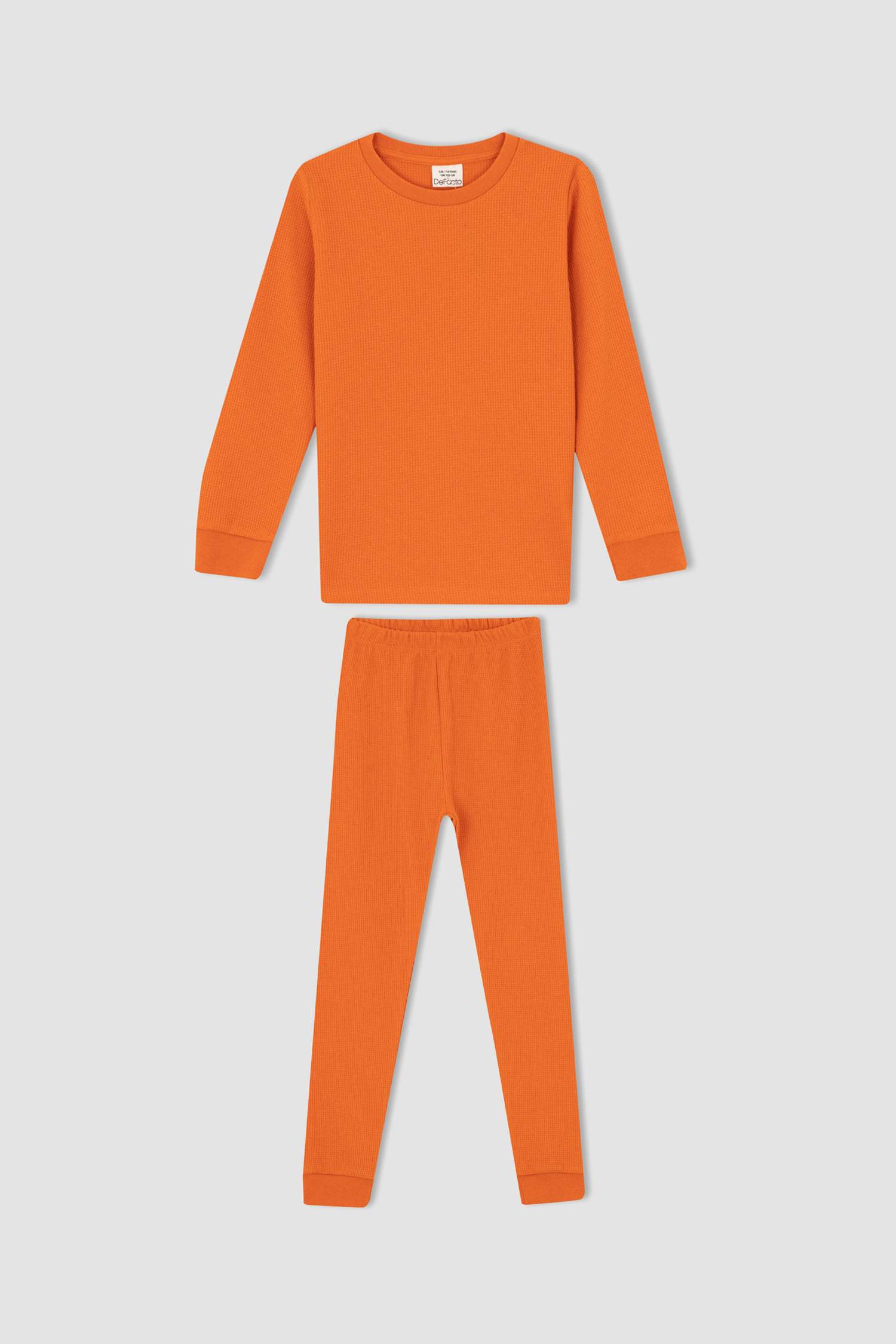 Orange GARÇONS Pyjamas en tricot 2702077 | DeFacto