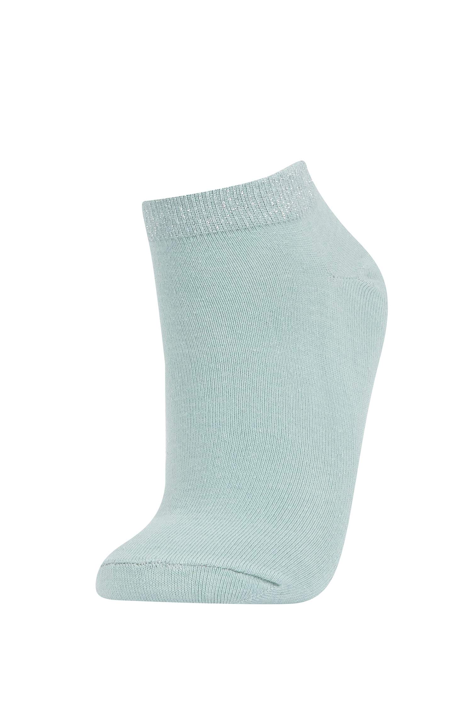 Mixed Color Woman 3 piece Short sock 2674028 | DeFacto