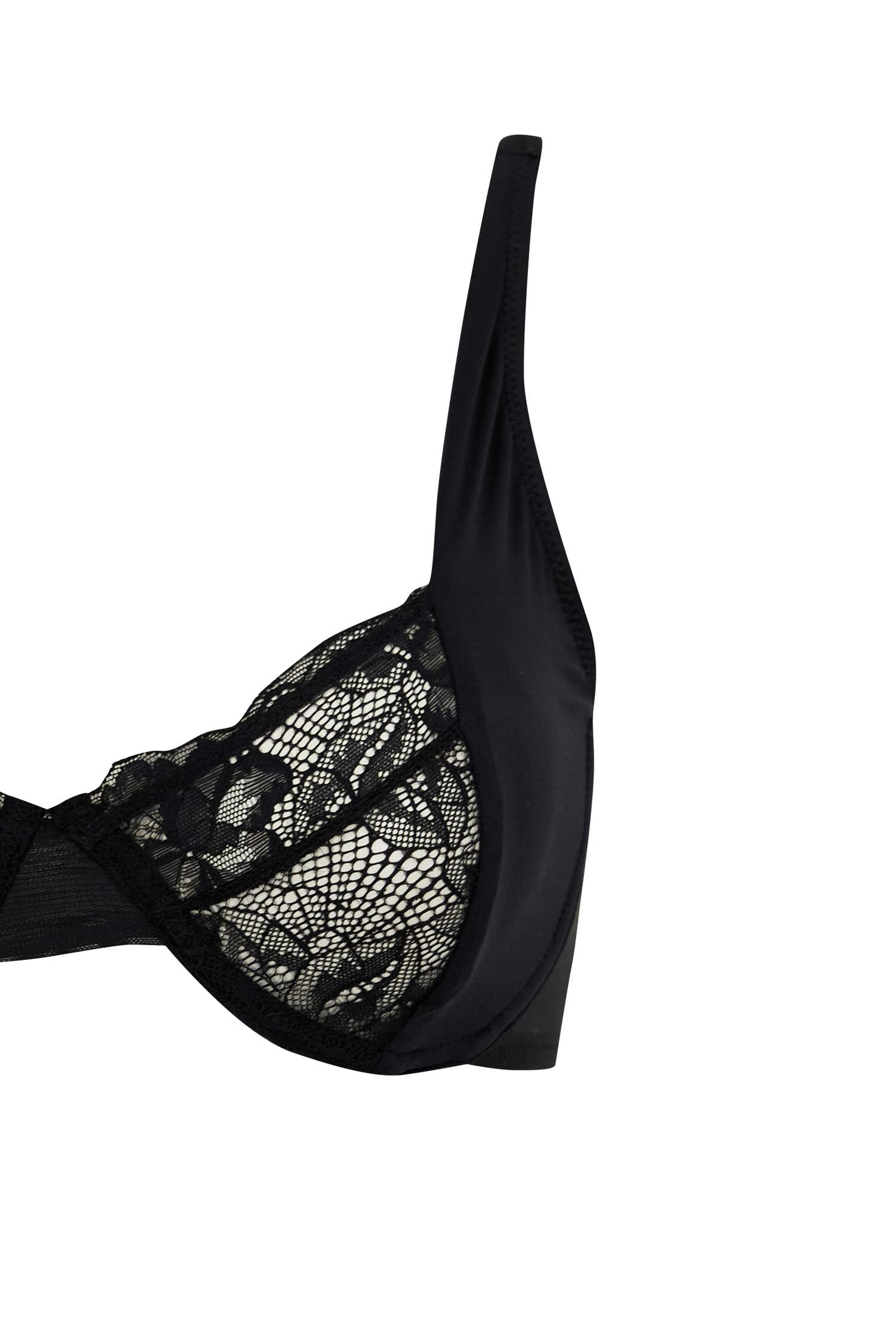 Black Woman Fall in Love With Lace Uncovered Bra 2700542 | DeFacto