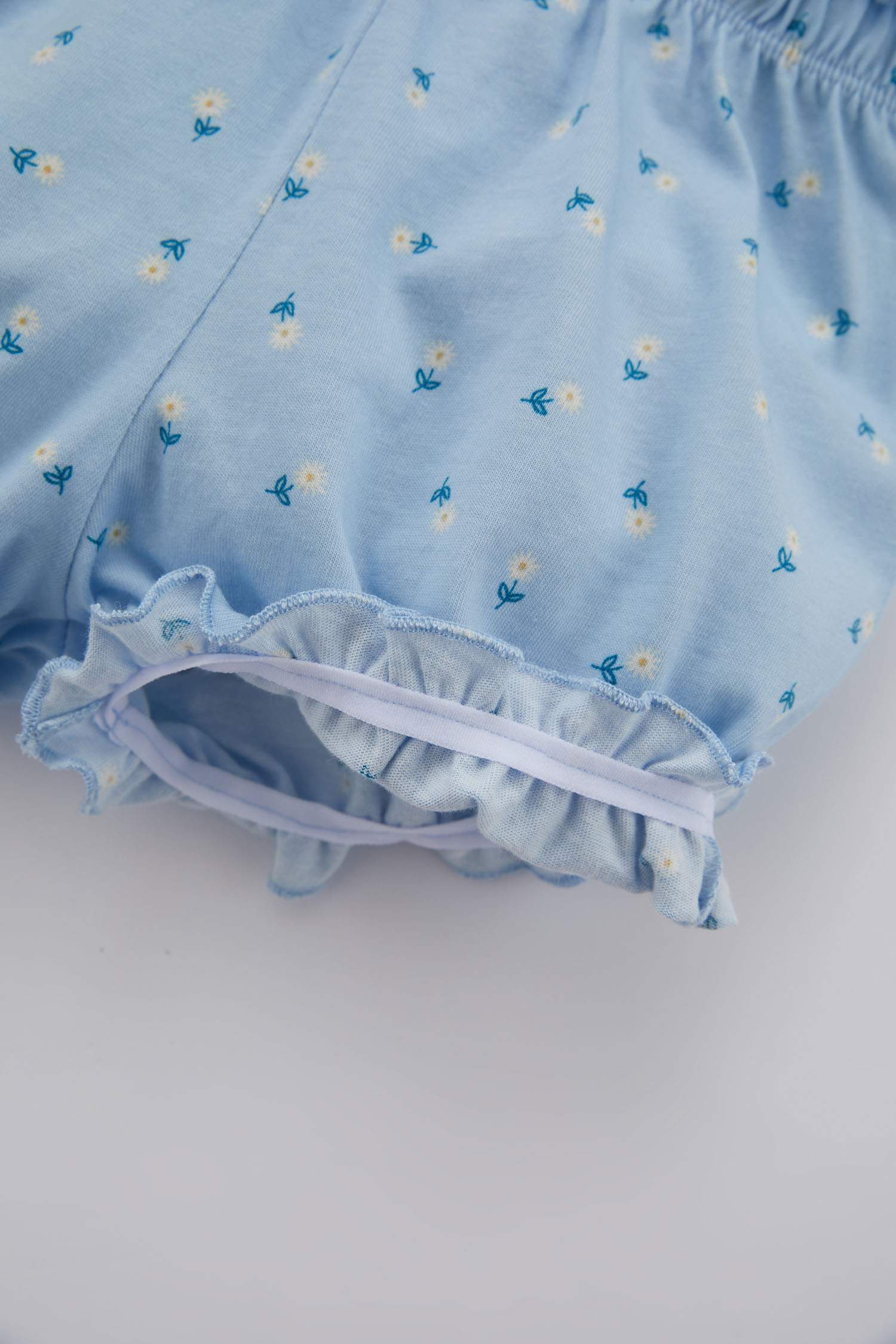 Blue Baby Girl 2 piece Regular Fit Envelope Neck Flower Set 2781004 ...