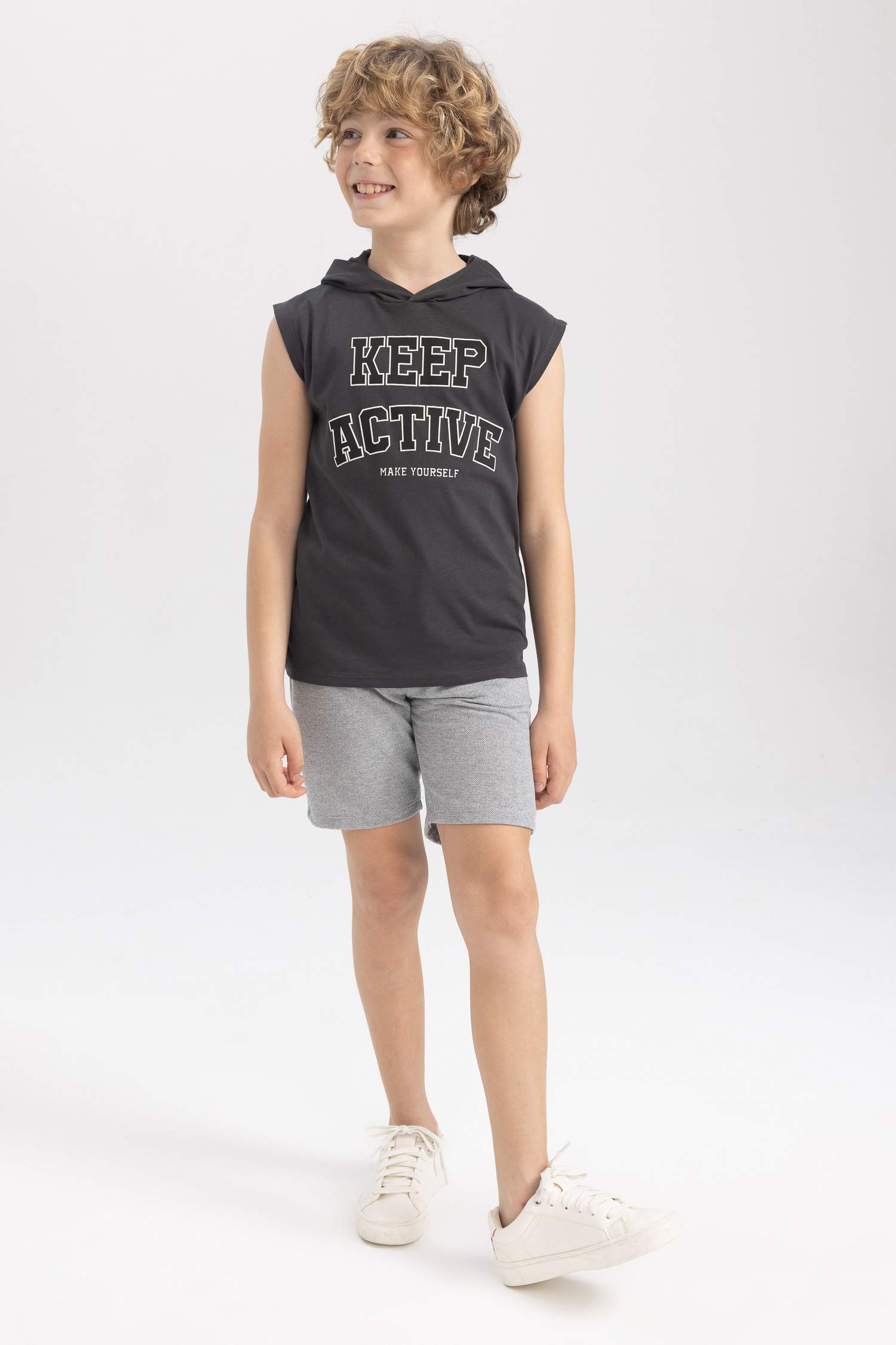 Black Boys & Teens Boy Regular Fit Pique 2-Pack Shorts 2823072 | DeFacto