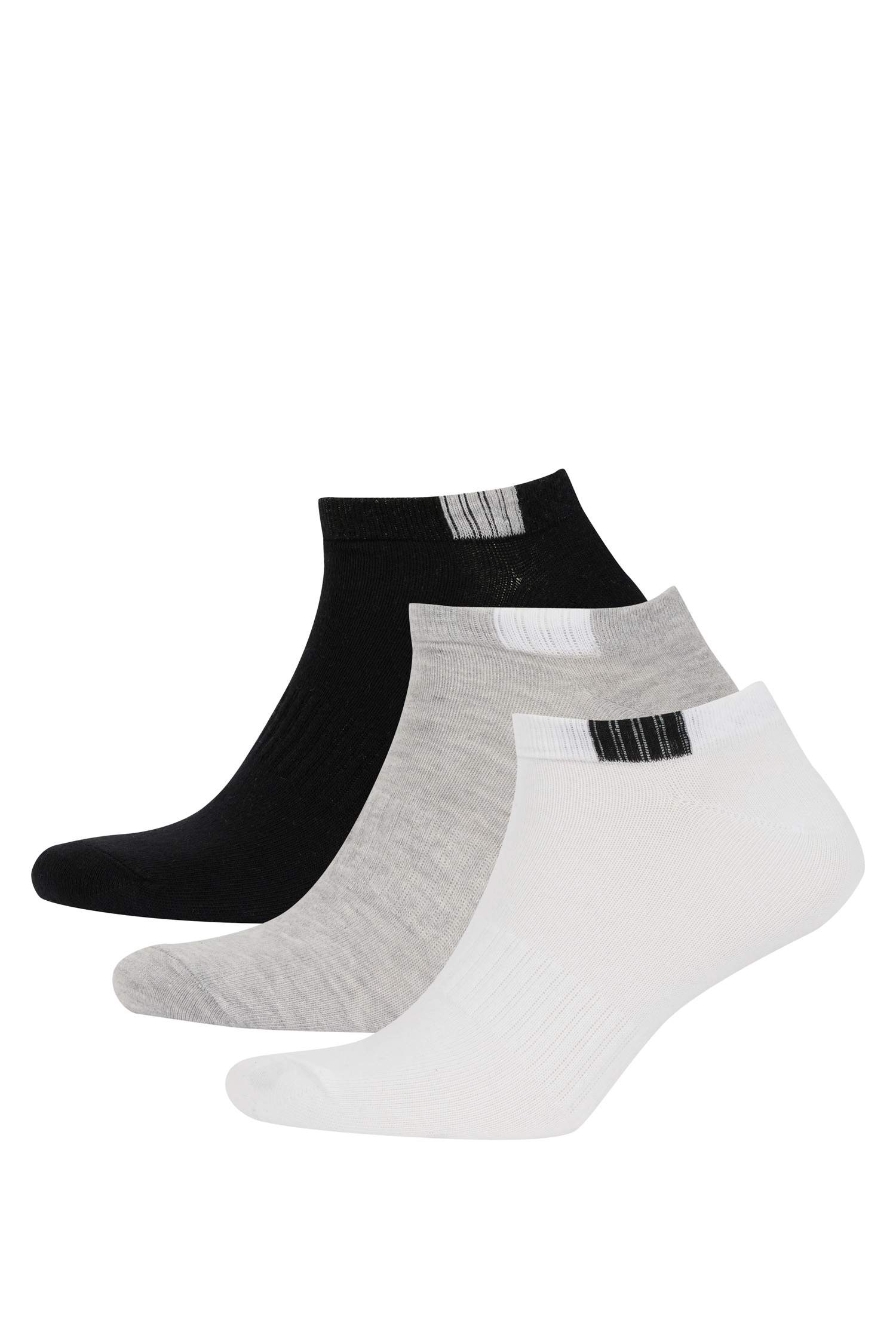 Mixed Color MAN Man 3 piece Short Socks 2781574 | DeFacto