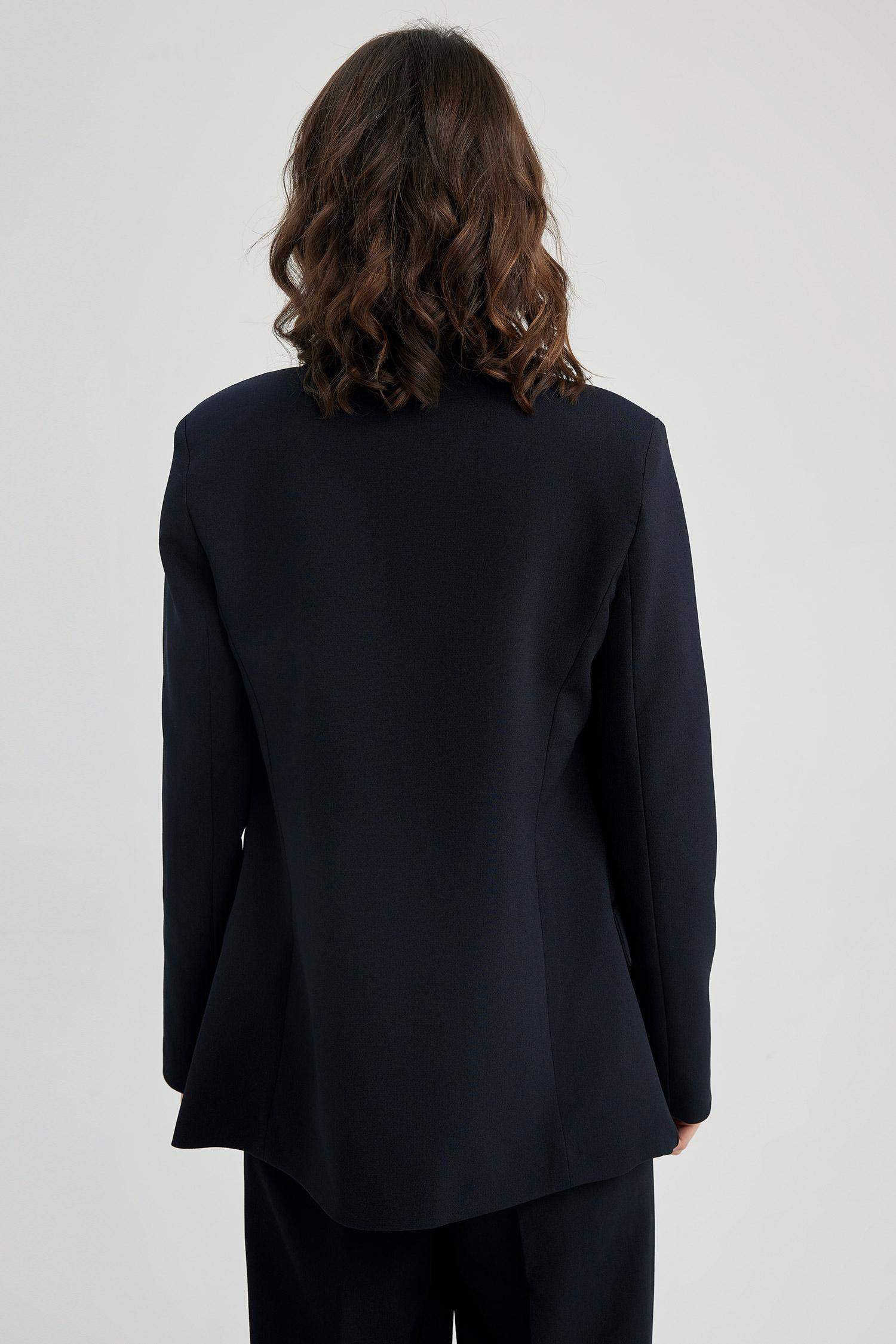 Marine Damen Oversize Fit Blazer 2767181 | DeFacto