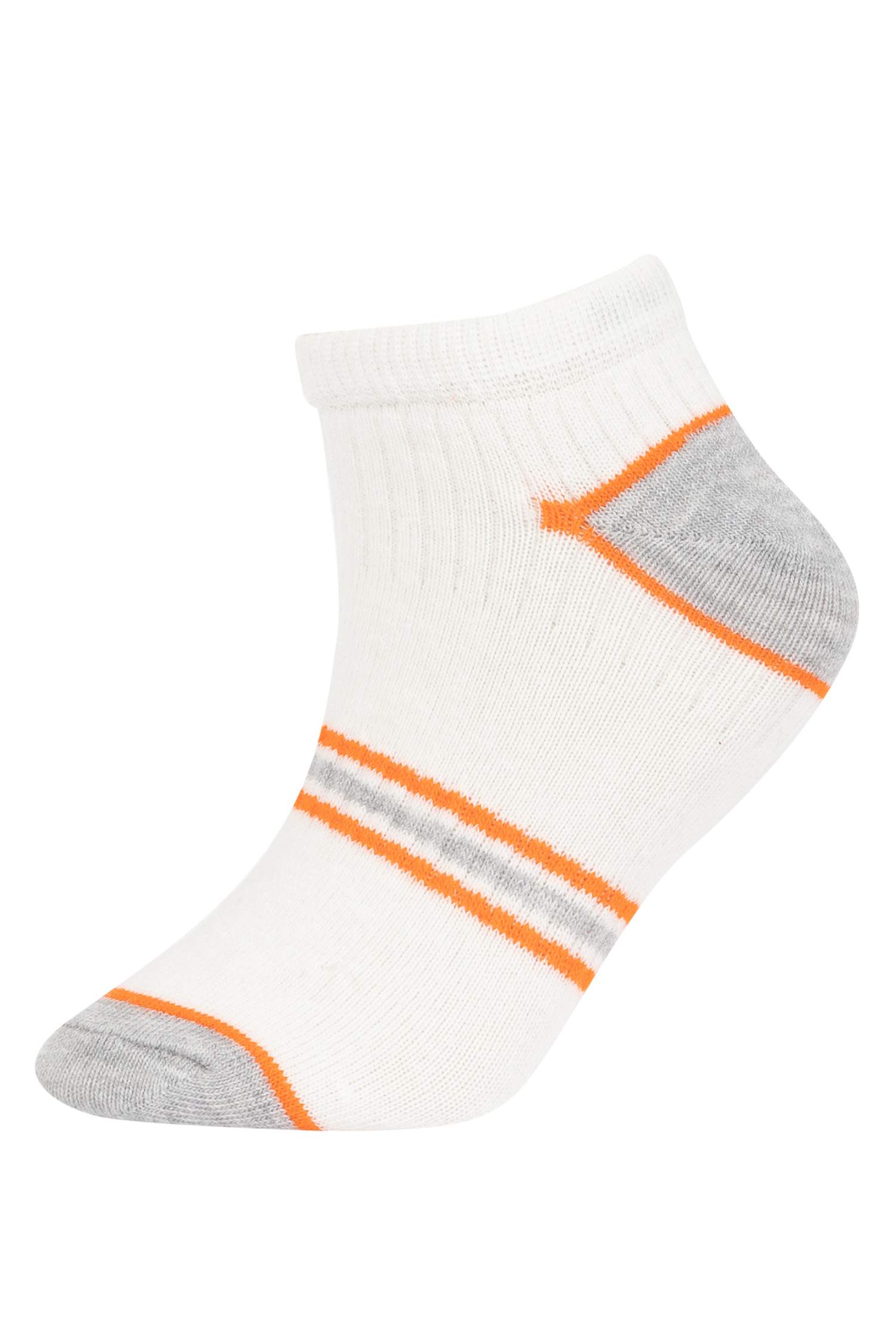 White BOYS & TEENS Boy 3 Pack Cotton Booties Socks 2779681 | DeFacto