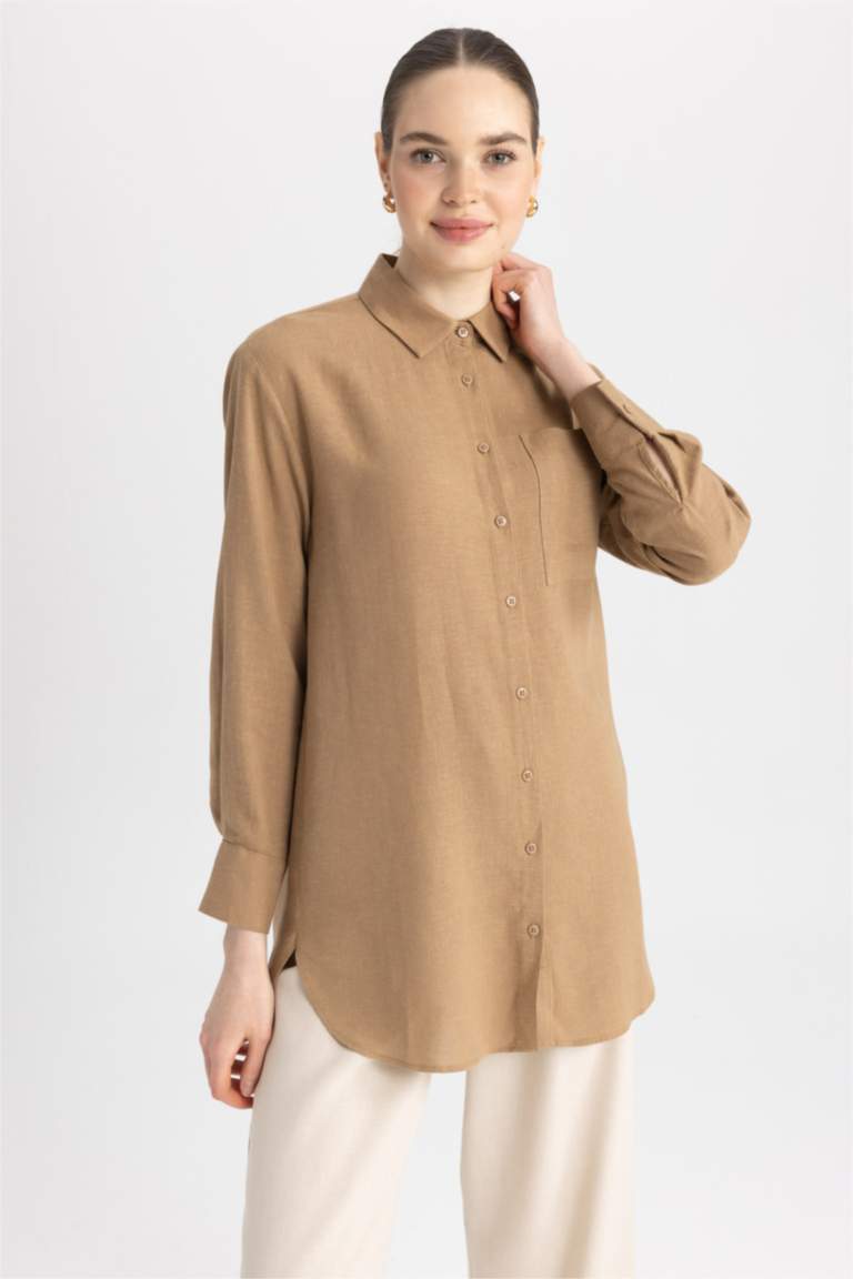 Woman Tunics - Cotton, Knitted, Plaid Long Tunics | DeFacto